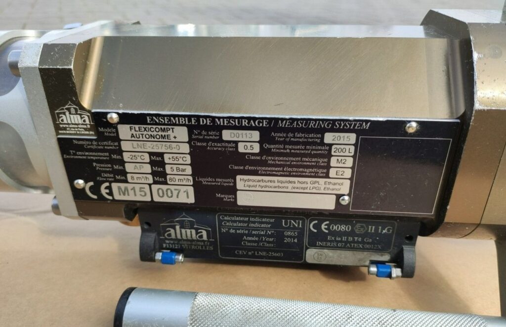 MEDIDOR PORTATIL ALMA FLEXICOMPT POR GRAVEDAD